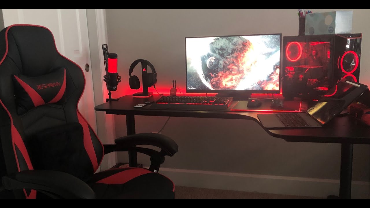 desk setup montage ep 1 - YouTube