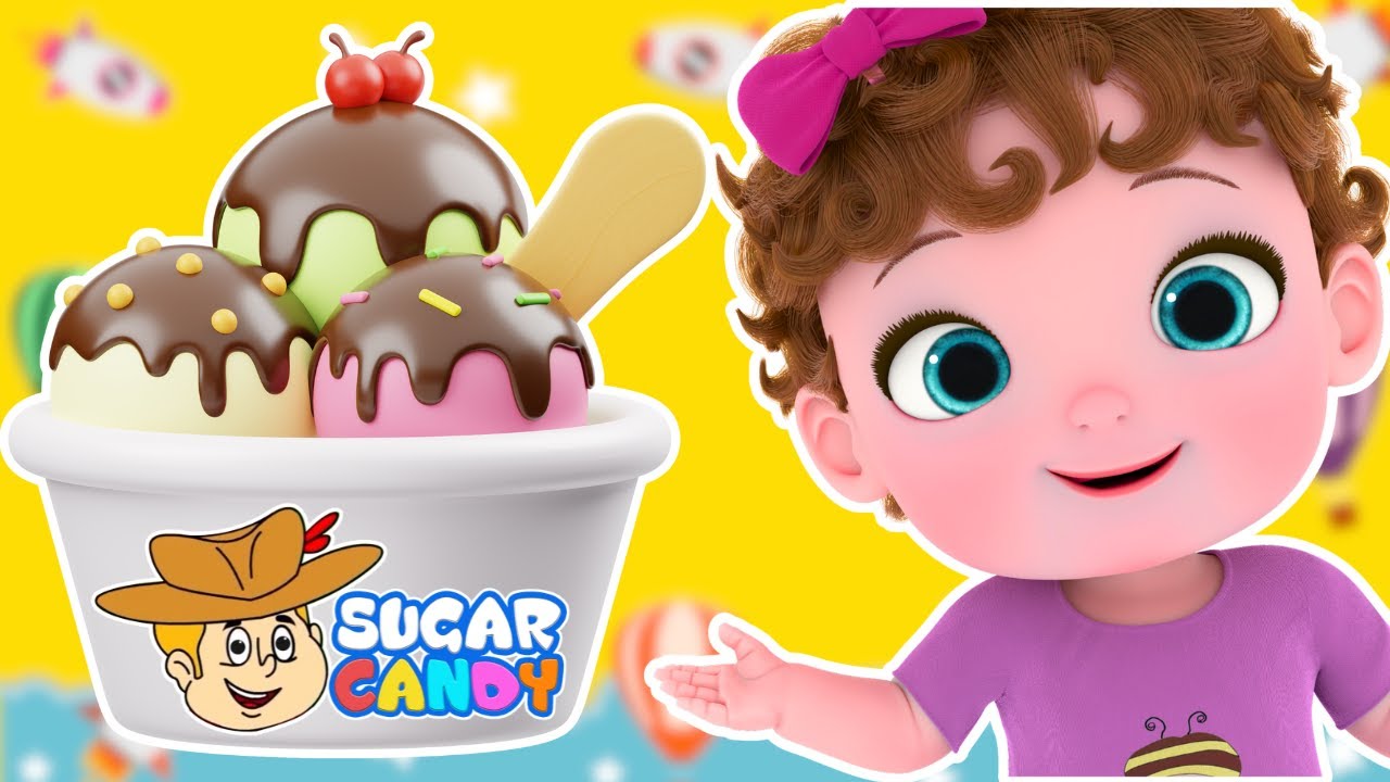 Ice Cream Song + More Children Songs & Cartoons | Sugar Candy - YouTube
