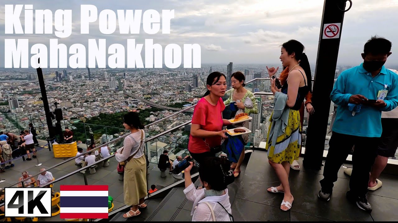 🏙️4K 🇹🇭 King Power MahaNakhon Skywalk 314m | Highest Observation Deck ...