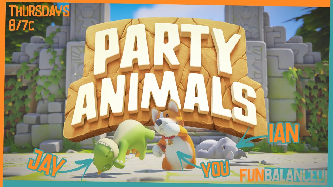 Fluffed Up with Friends in Party Animals - Funbalanced Livestream - YouTube