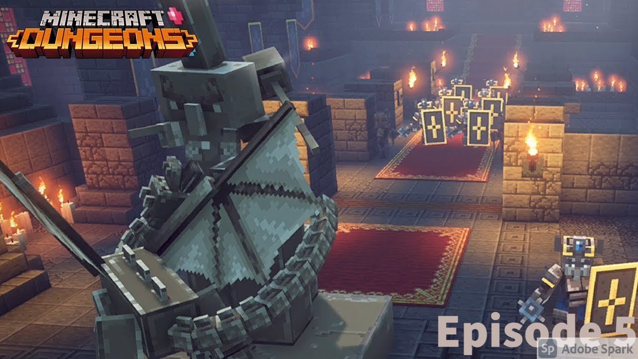 Minecraft Dungeons Ep 5 High Block Halls - YouTube