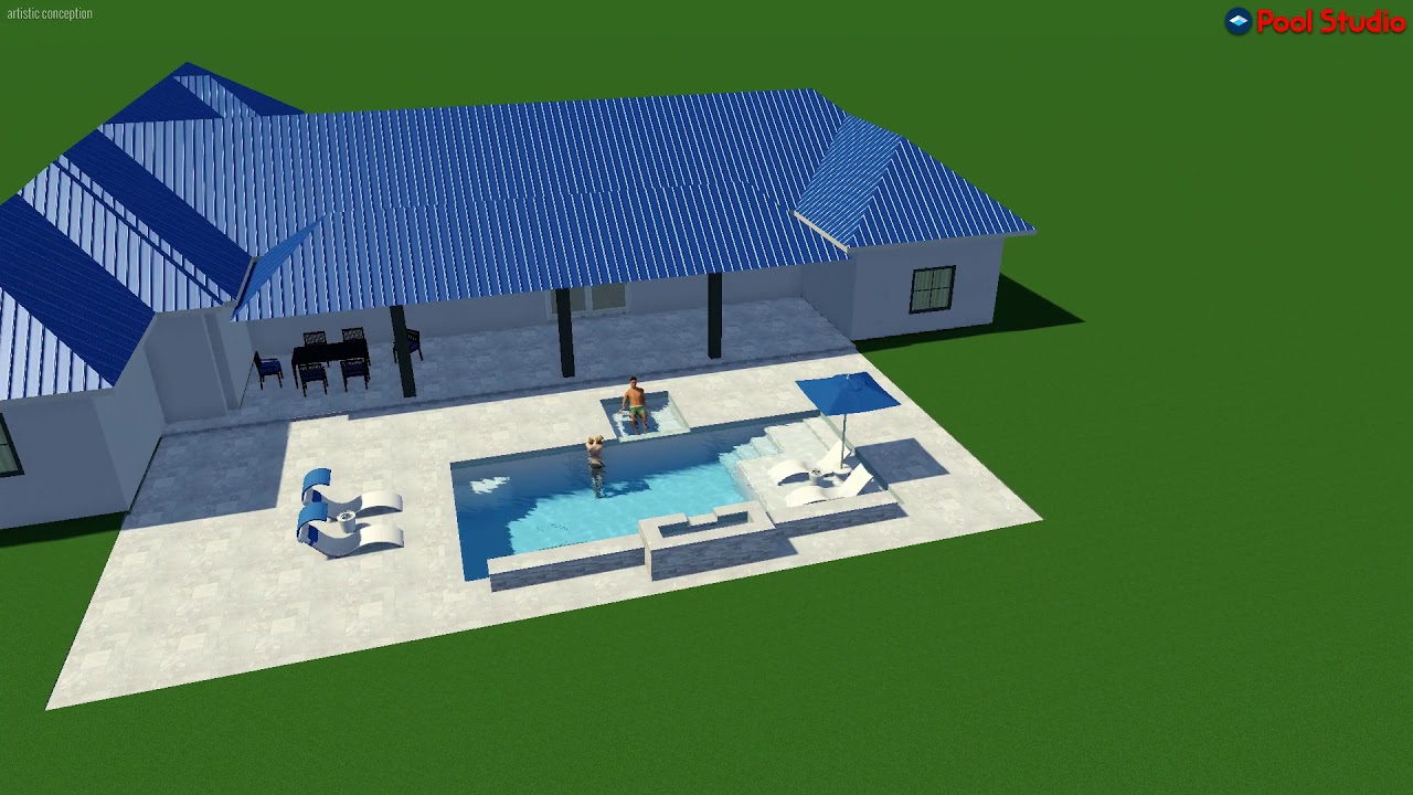 Pool Studio - 3D Swimming Pool Design Software - YouTube