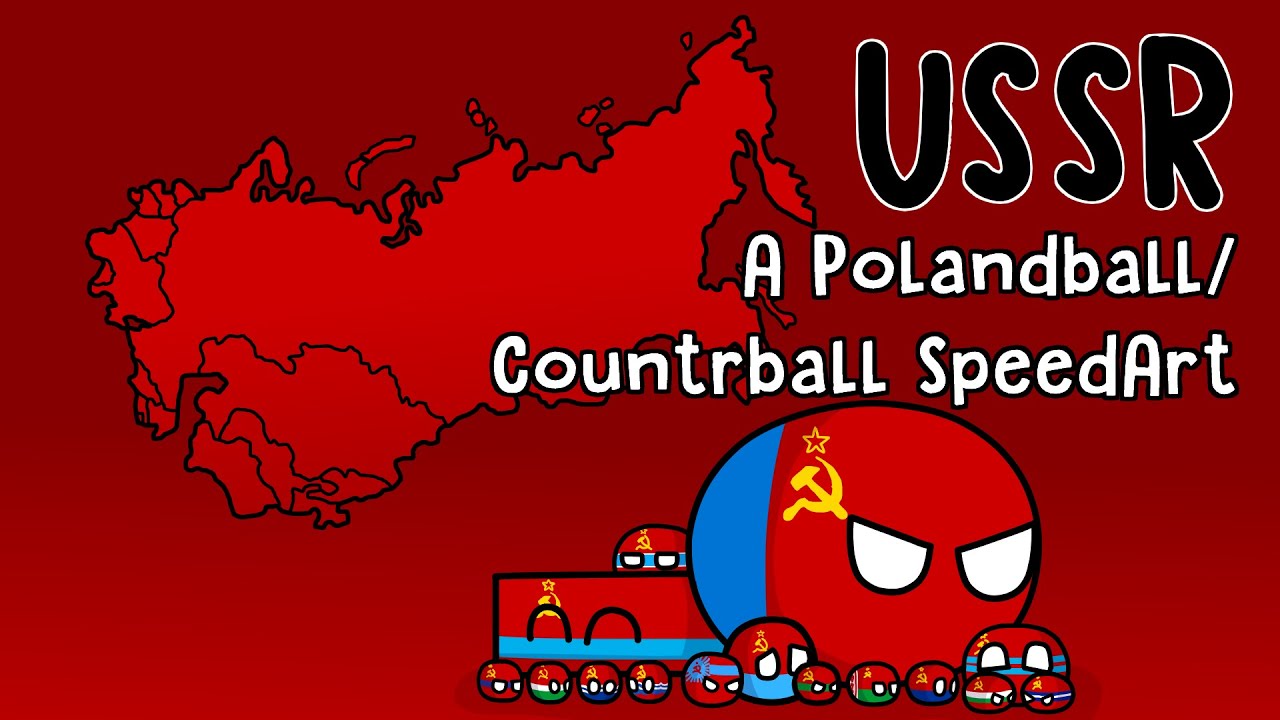 Union of Soviet Socialist Republics | A Polandball/Countryball SpeedArt ...
