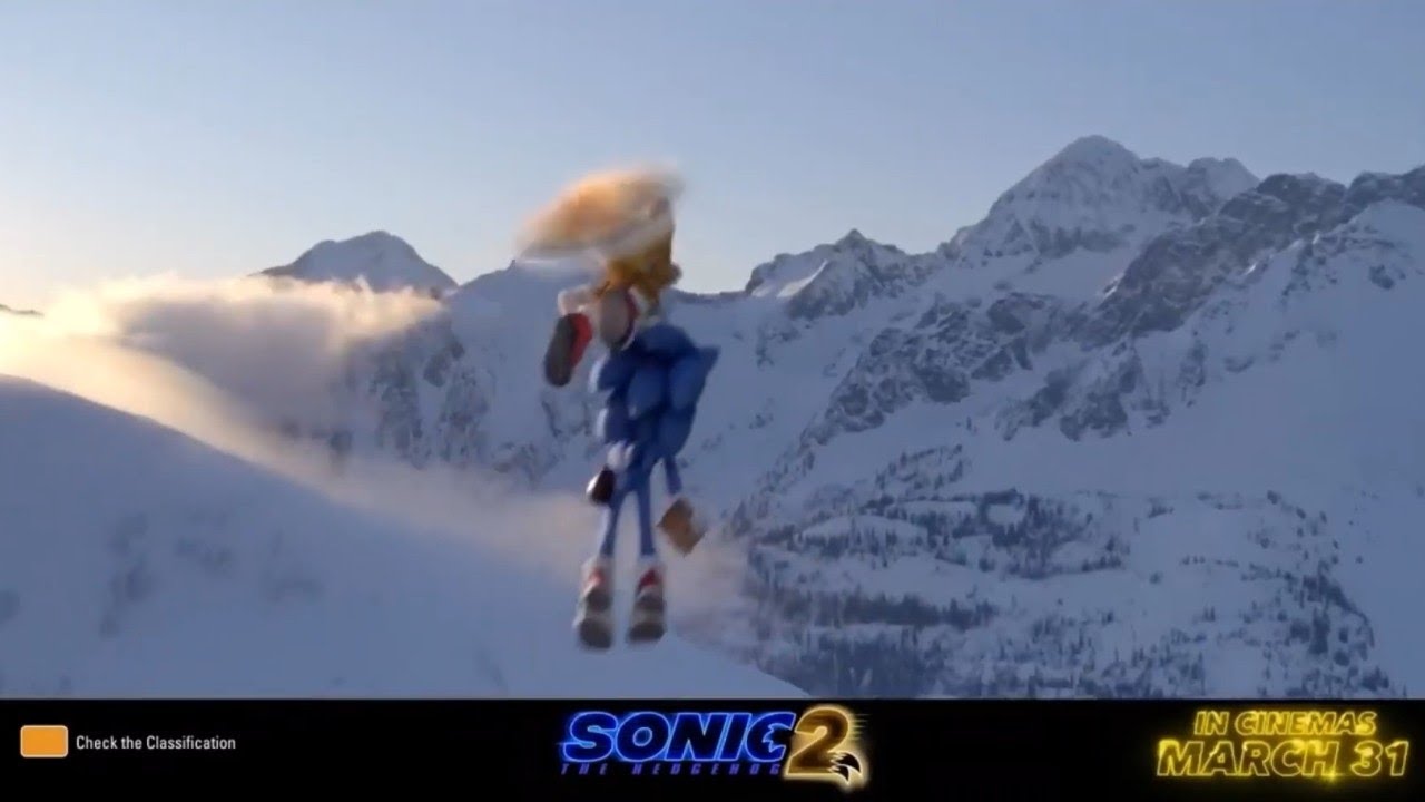 Tails carrying Sonic HD | Tails driving the police car HD | Sonic Movie ...