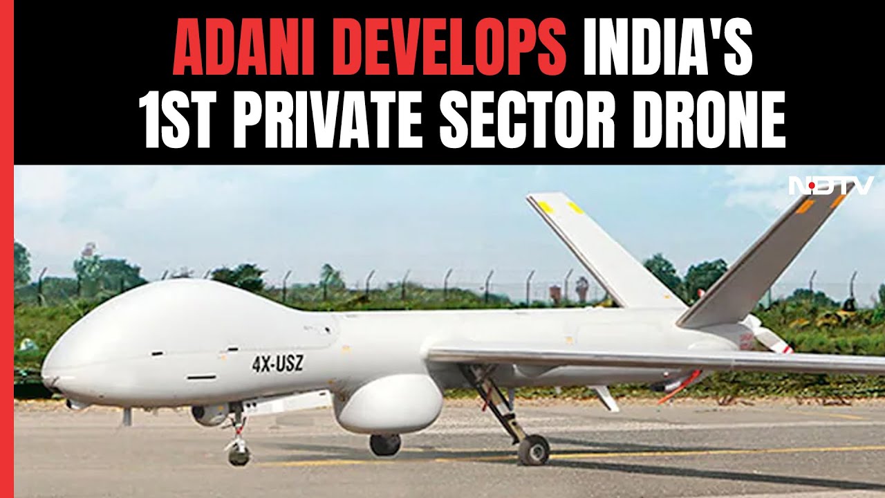 India's First Medium Altitude, Long Endurance Drone Unveiled By Adani ...