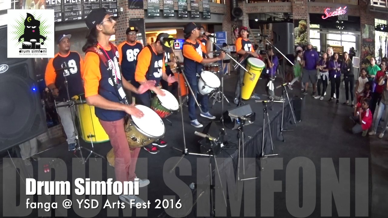 Drum Simfoni | Fanga Rhythm @YSD Arts Festival 2016. Fun Djembe Rhythm ...