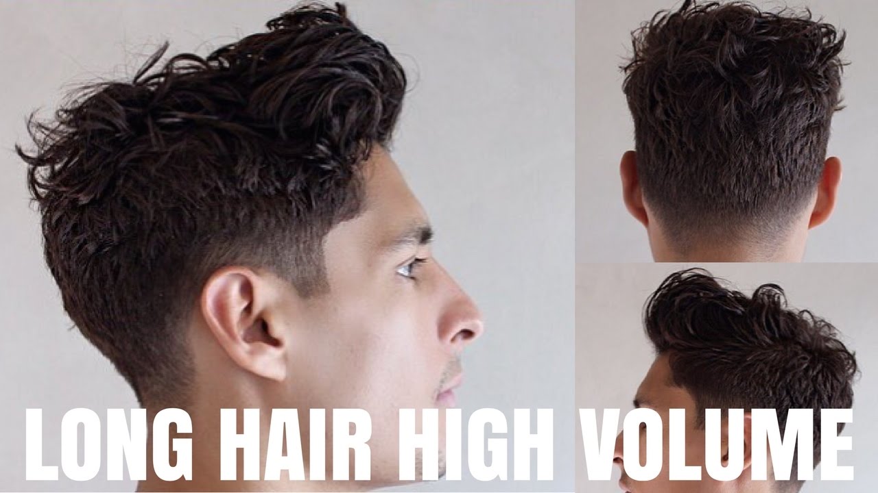 VOLUME FOR LONGER HAIR | Mens Hair 2017 - YouTube