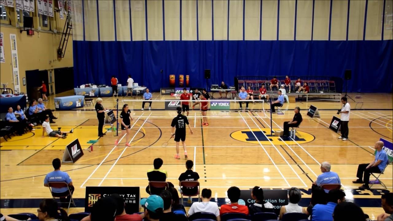 2016-05-28 IBL Div 1 Final XD (Giselle Chan and Victor Lu vs Adam Dong ...