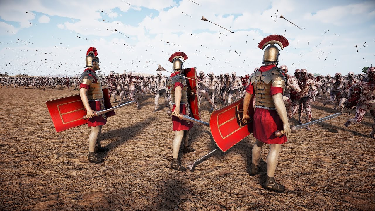 Roman Archers Against Zombies | Ultimate Epic Battle Simulator 2 UEBS ...