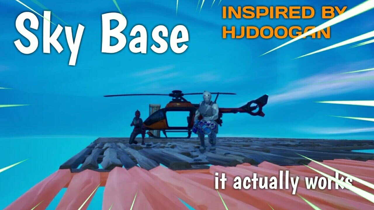 Sky Base in Fortnite chapter 2 season 2 🌈 - YouTube