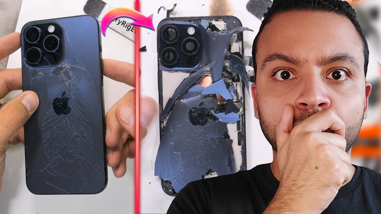 Reagindo a DESTRUIÇÃO do Iphone 15 Pro Max por YOUTUBER - YouTube
