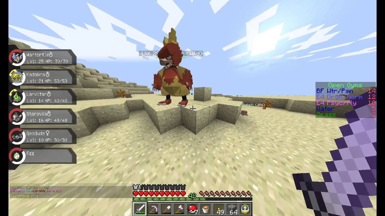 FIGHTING THE ROCK GYM!? | Minecraft: Pixelmon Ep.3 - YouTube