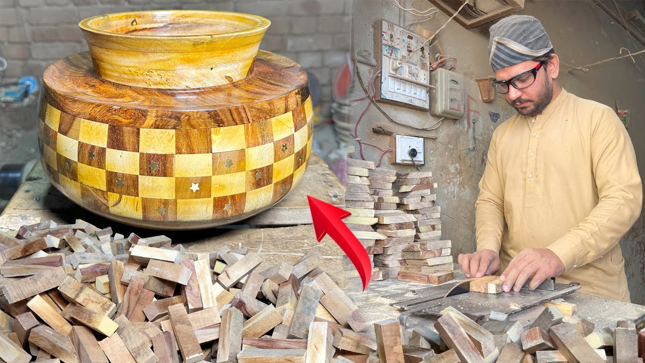 How To Make Awesome Wooden Pots | Wooden Daig | Complete Processing ...