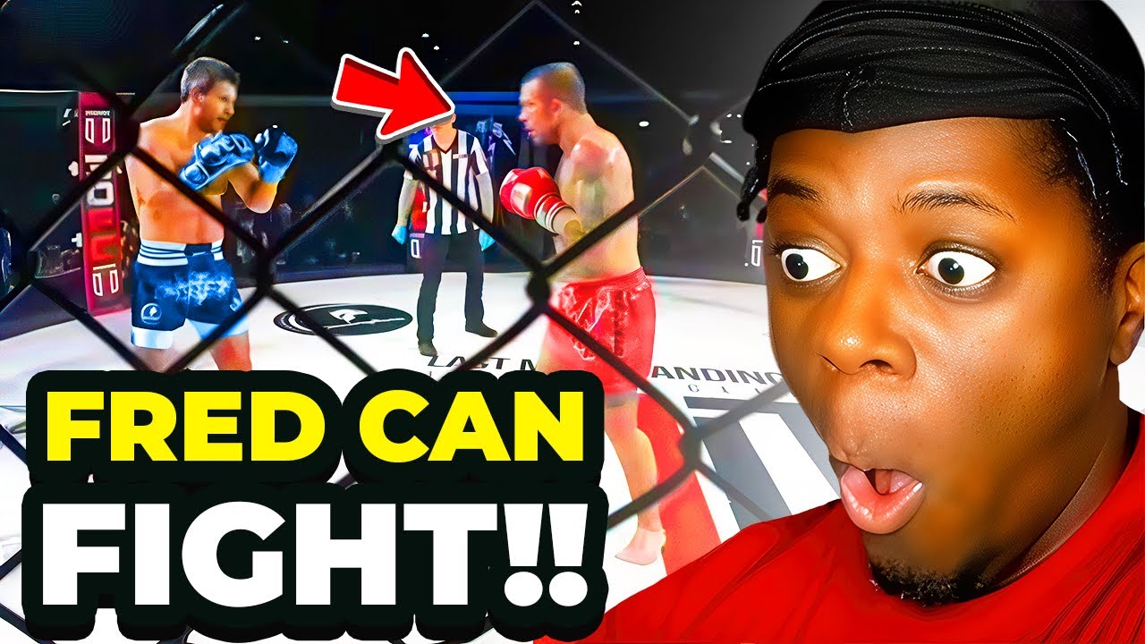 KNOCKDOWN!! Charlie Veitch Security FRED UNSEEN Professional MMA FIGHT ...