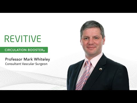 Professor Mark Whiteley - Shows the Revitive Circulation Booster® in ...