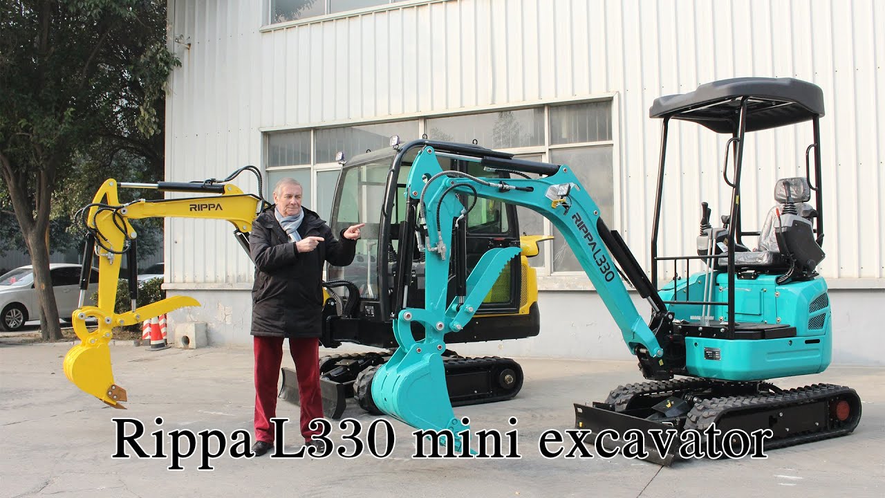 Rippa L330 mini excavator - YouTube