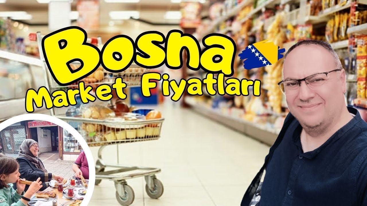 Bosna'da Market Alışverişi | Burada Yıllardır Kur Sabit | #Bosna - YouTube