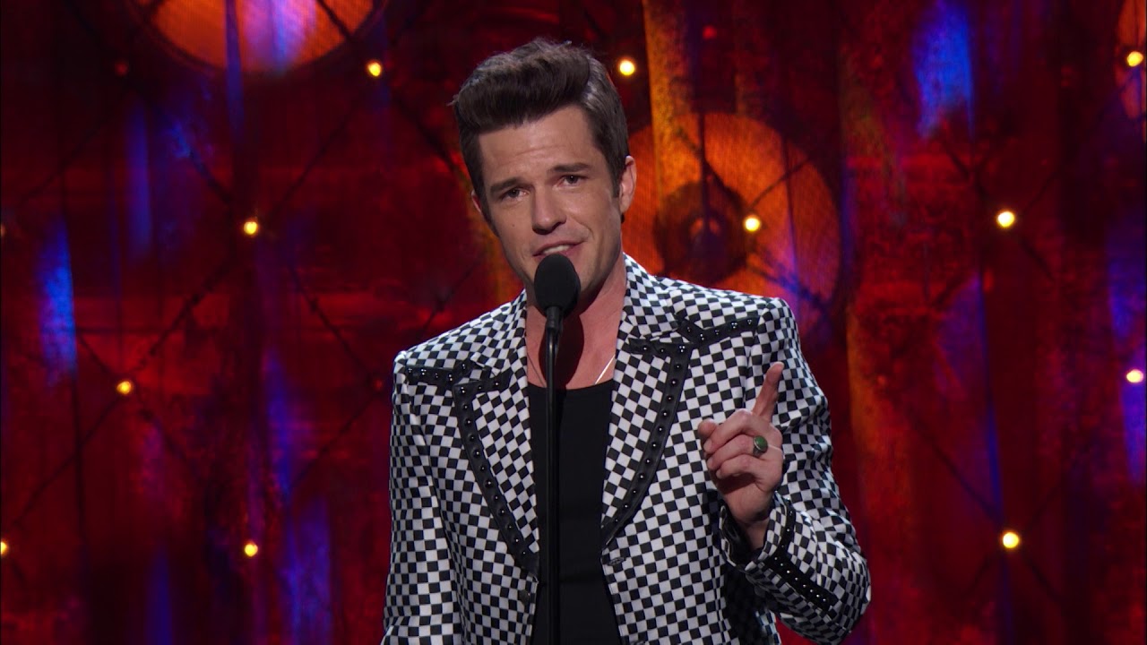 The Killers Brandon Flowers Inducts The Cars into The Rock & Roll Hall ...