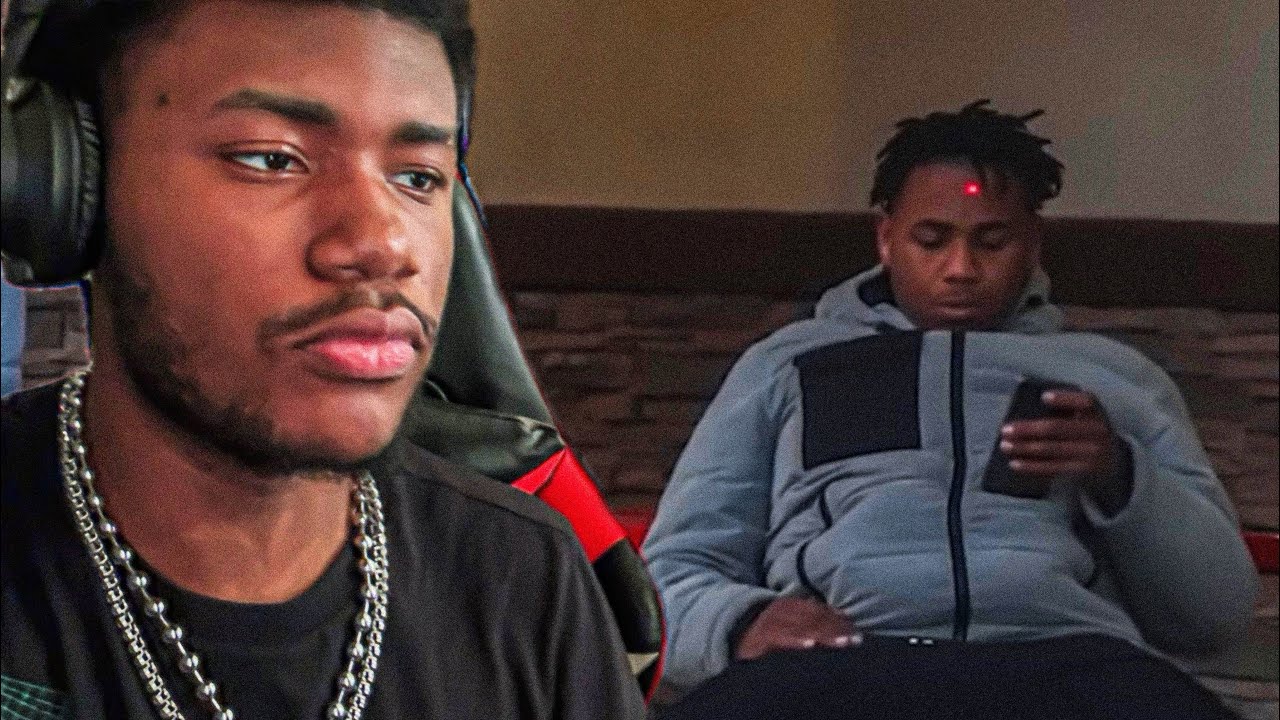 CRAZY!! GuddaE Reacts To Pointing Red Beams On People In The Hood Prank ...