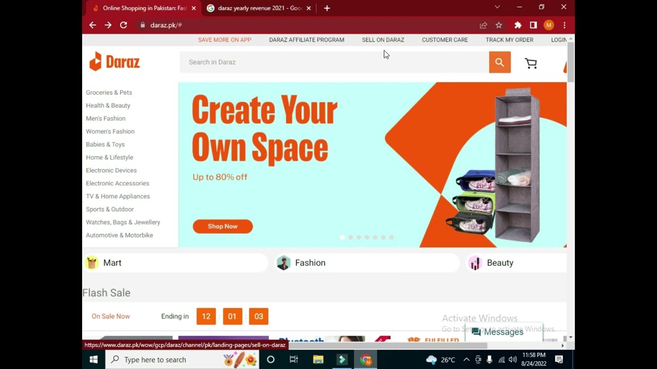 Daraz seller center overview | Daraz seller dashboard overview | Daraz ...