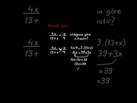 İçler Dışlar Çarpımı