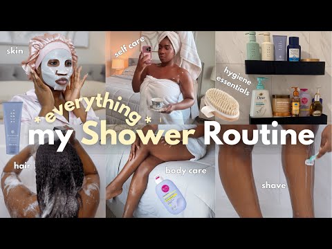 THE *ULTIMATE* EVERYTHING SHOWER ROUTINE  | FEMININE HYGIENE, BODYCARE, GLOWY SKIN + SMELL GOOD 24/7