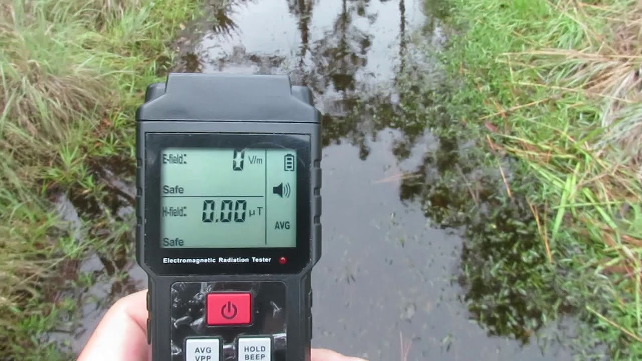 EMF reading at Oxbow Eco-Center - YouTube