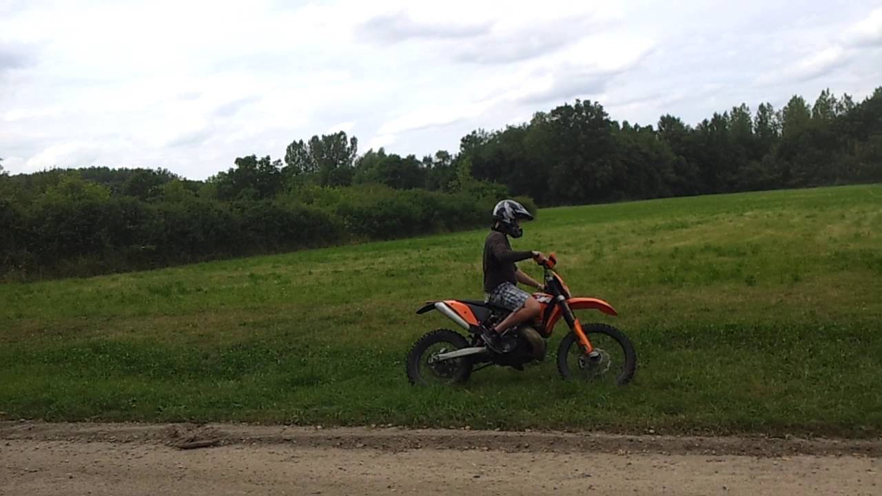 ktm 300 exc 2008 - YouTube