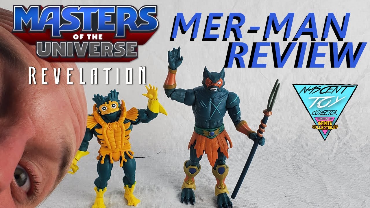Masterverse Mer-Man Open and Review Plus a Bonus Figure | Nascent Toy ...