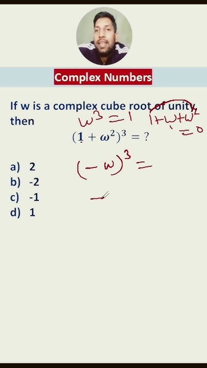 complex number cube root of unity #maths #exam #mathstricks #exam # ...