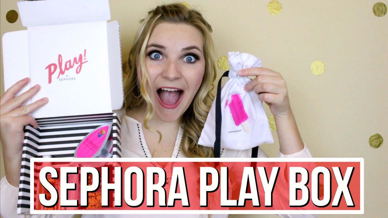 UNBOXING: Sephora PLAY Box! | July 2016 - YouTube