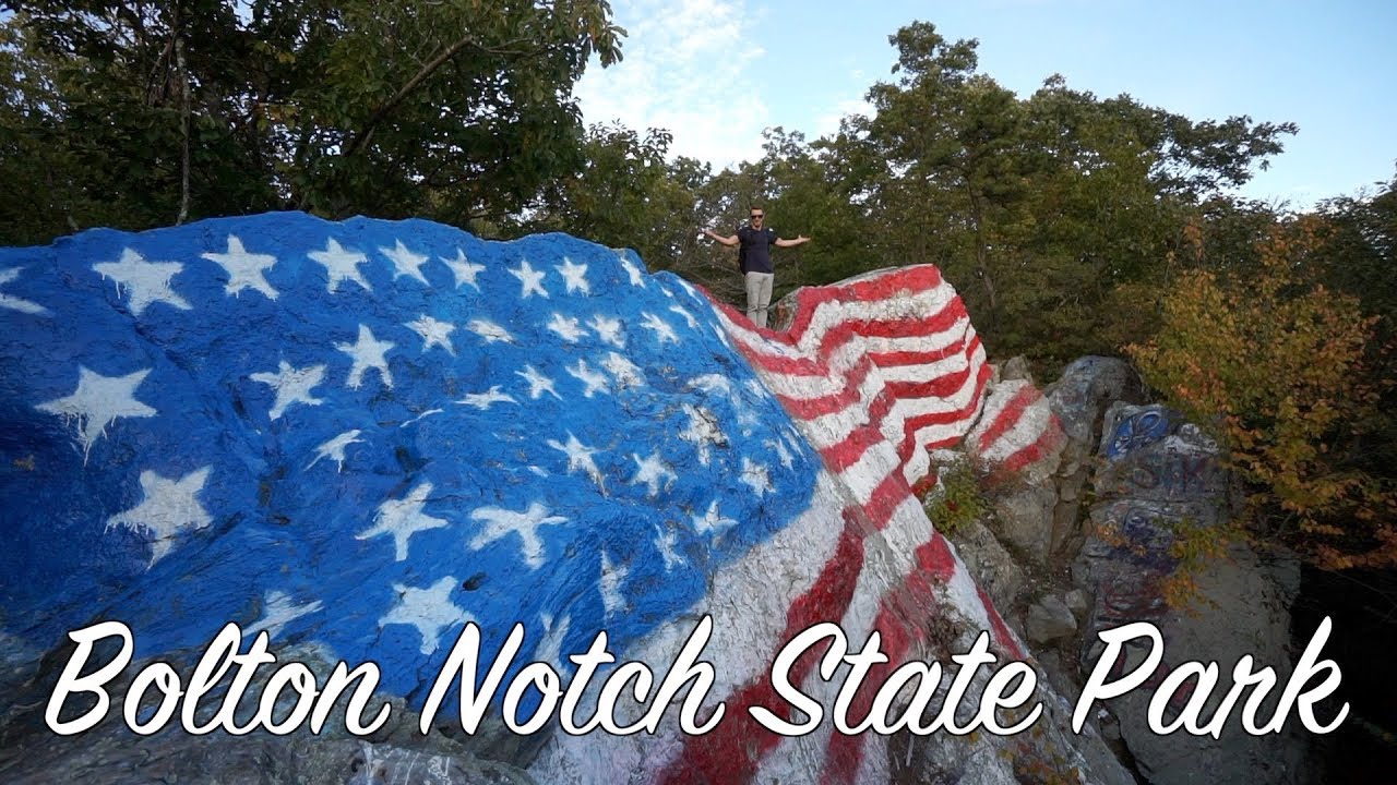 Bolton Notch State Park : Squaw Cave - YouTube