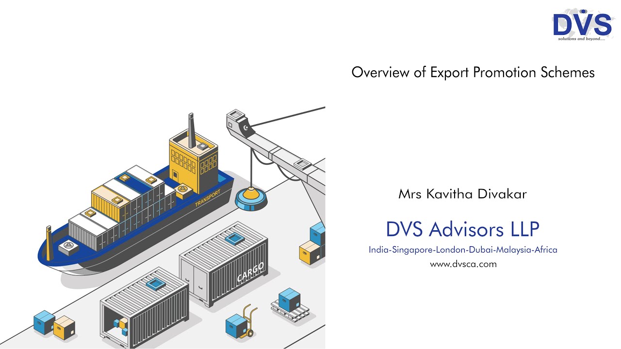 Overview of Export Promotion Schemes - YouTube