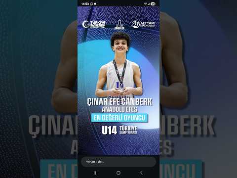 2025-2026 TÜRKİYE ŞAMPİYONASI ÇINAR EFE CANBERK HIGHLIGHTS