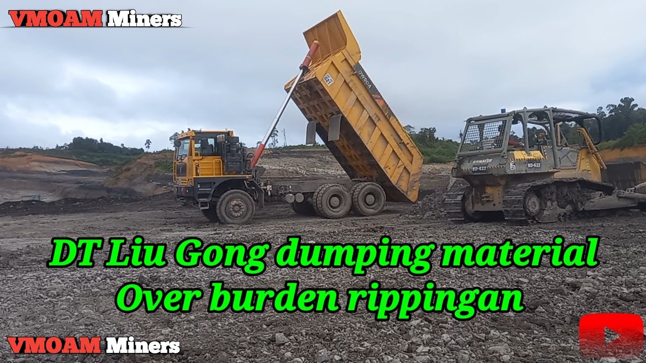 DT Liu Gong dumping material rippingan over burden @vmoamminers247 ...