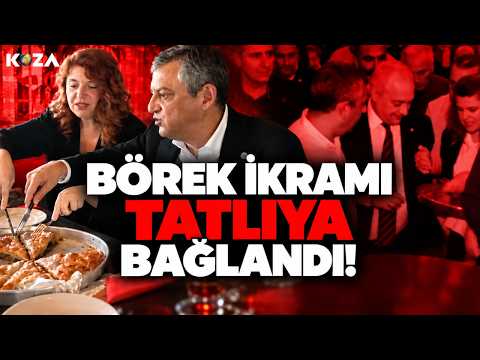 Özgür Özel böreği kahvaltıda yedi