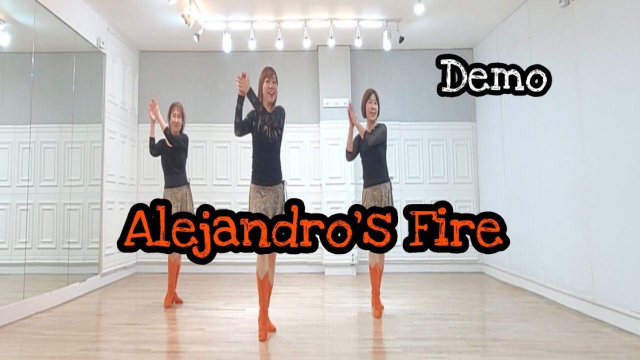 Alejandro's Fire - Line Dance (Demo)/Improver - YouTube