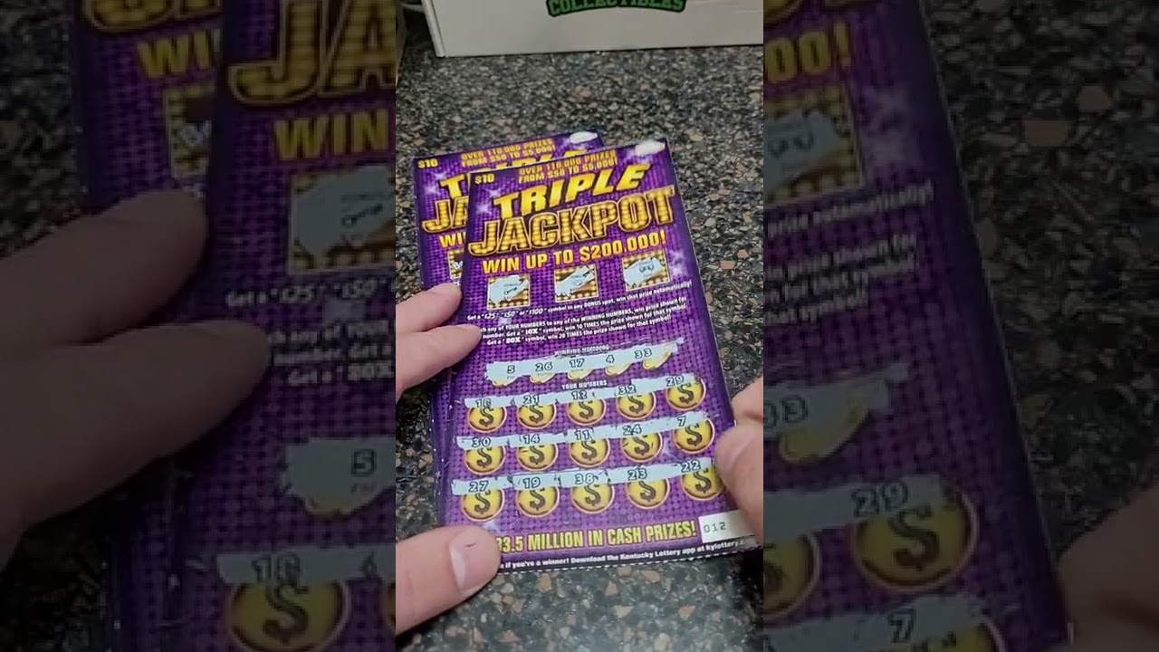 Triple Jackpot Scratch Off Kentucky Lottery Tickets! - YouTube