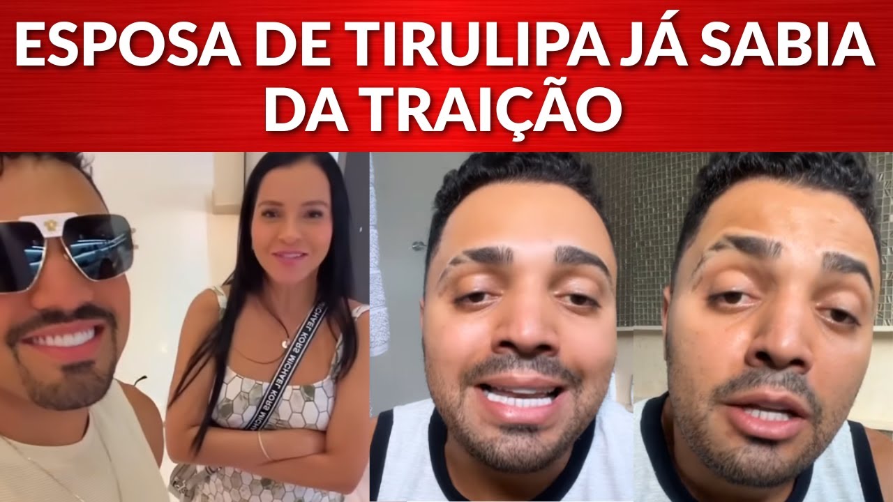 Tirulipa se pronuncia após trair a esposa e Surpreende com revelação ...