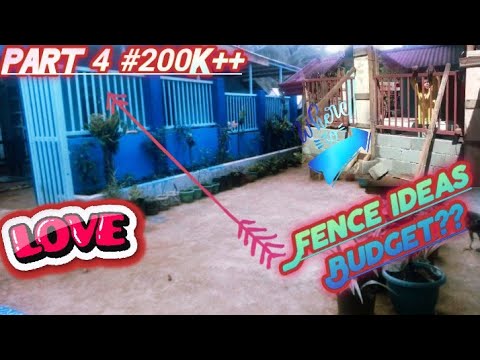 FENCE/BAKOD DESIGN/IDEAS BUDGET IN PHP PART 4 ️OFW RUSSIA - YouTube