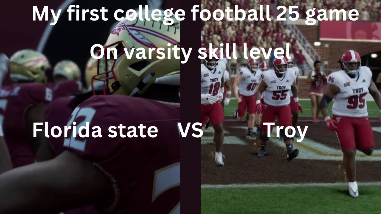My first game on varsity skill level - YouTube