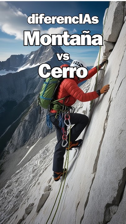 ¿Cuál es la diferencia entre Cerro y Montaña? #curiosidades #sabiasque #shortsviral # ...