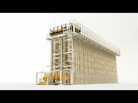 Automated High Rack Storage Cylinder - YouTube