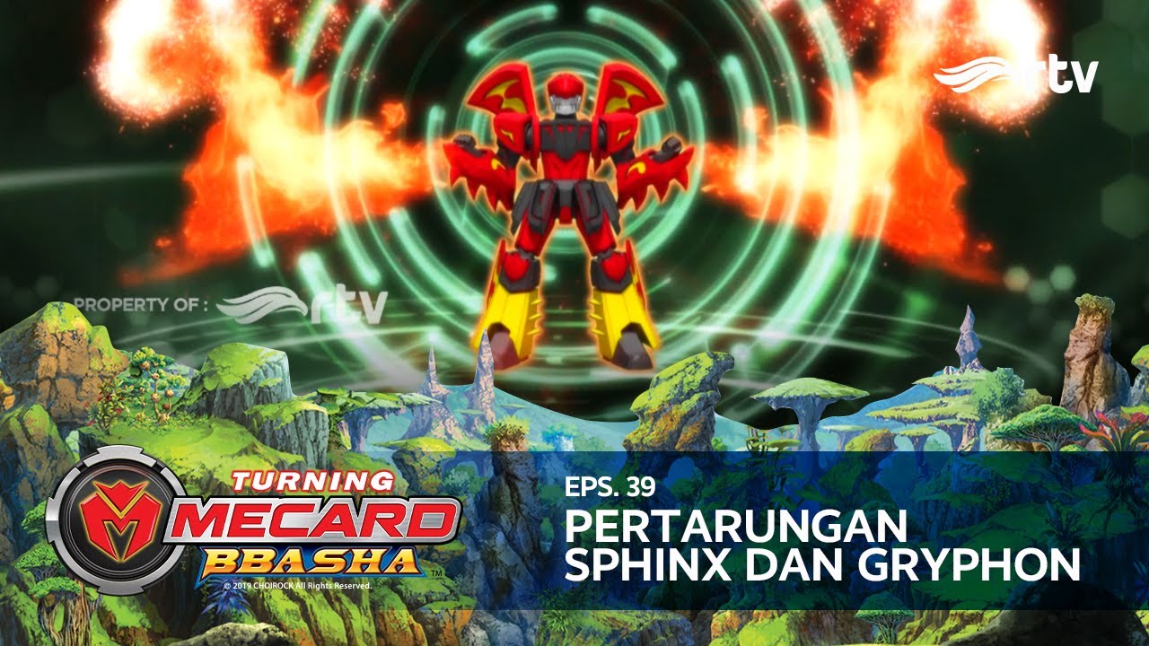 Turning Mecard Bbasha RTV : Pertarungan Sphinx dan Gryphon (Episode 39 ...