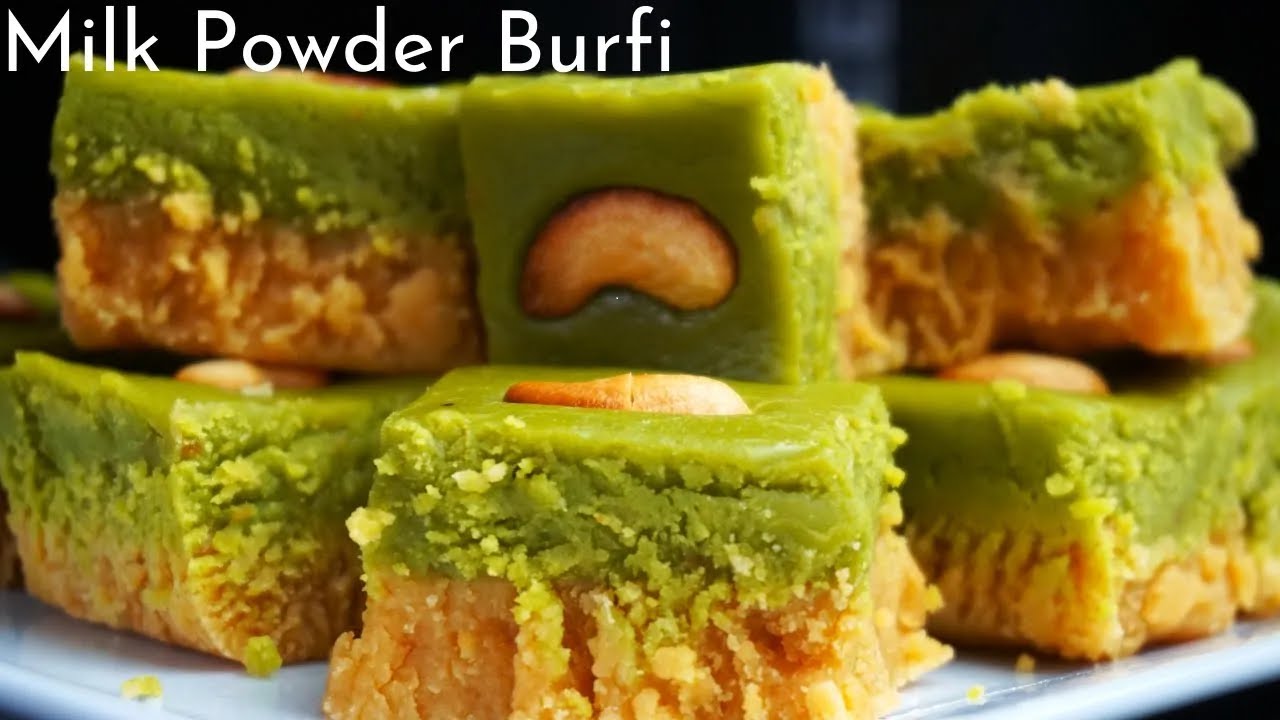 Burfi sweets recipe | Milk Powder recipes | How to make Milk cake ...