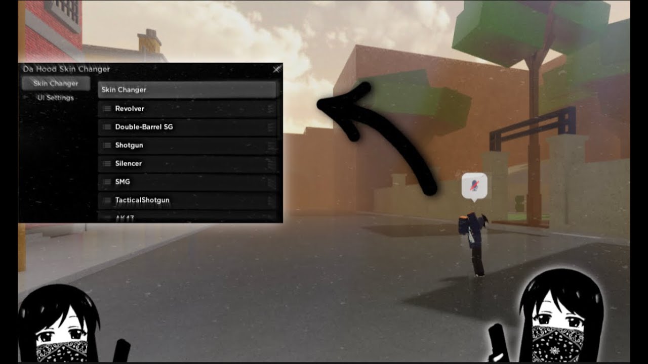 This Script Gives You All The New Da Hood Skins | Roblox - YouTube