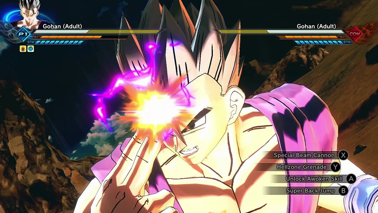 Dragon Ball Xenoverse 2: All Gohan Skills (Partner Customization) - YouTube