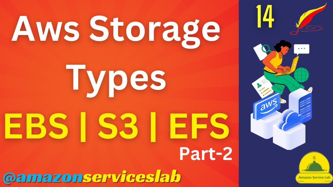 AWS Storage types EBS, EFS, S3-Part-2 || AWS SERVICES || Kannada-14 ...