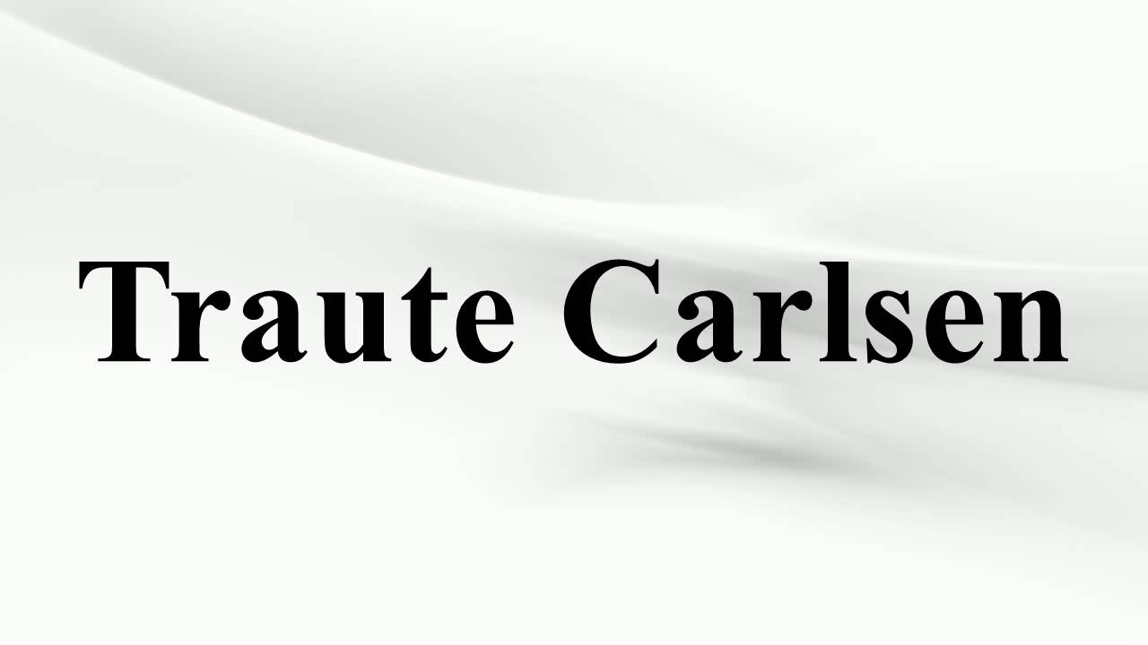 Traute Carlsen - YouTube