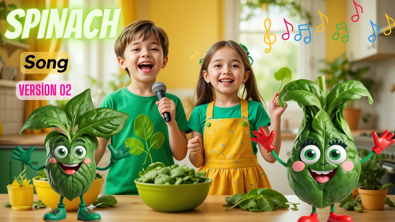 Spinach Dance Song 🌱 | Fun and Learning for Kids - YouTube